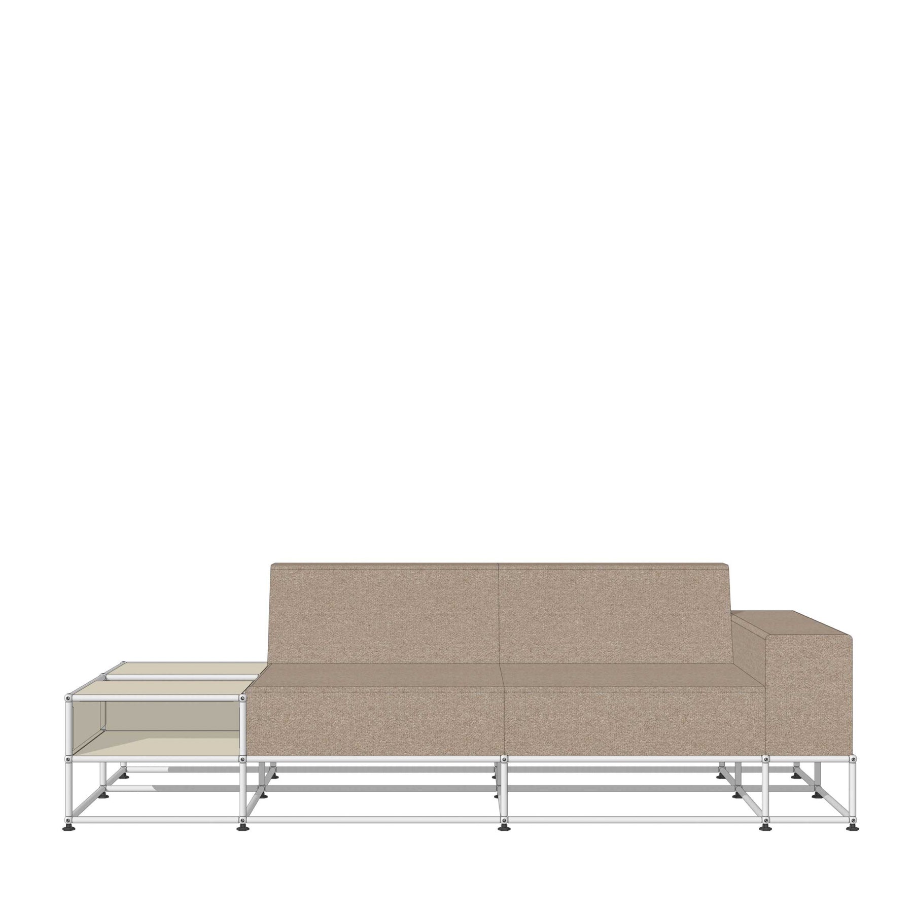 Formation 2 Module Sofa with Side Table Compartment – Aa Furniture